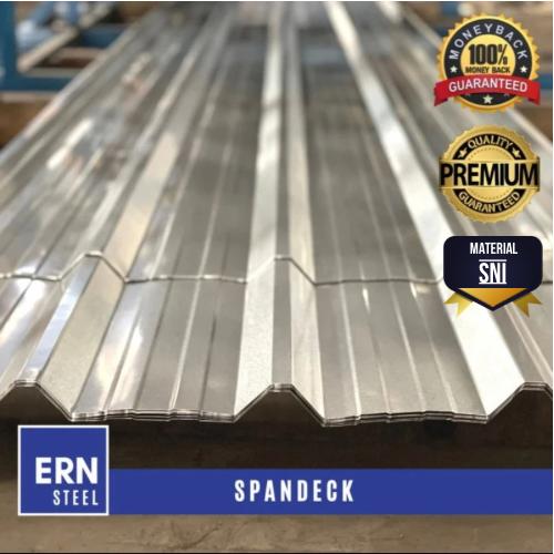 Jual SPANDEK 0,35 MM REAL / SPANDECK GALVALUM / ATAP SPANDEK / ROOFDECK ...