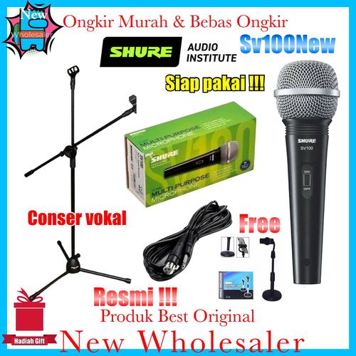 Jual Mic Kabel Conser Shure Sv100New Original garansi resmi Siap pakai ...