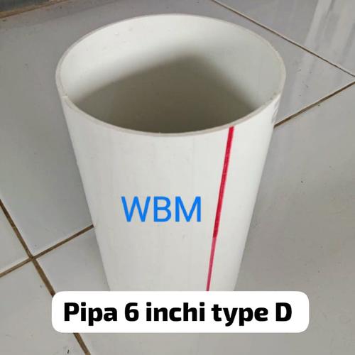Jual Pipa pvc 6 inchi type D - 10 cm - Kab. Tangerang - WBM sambungan ...