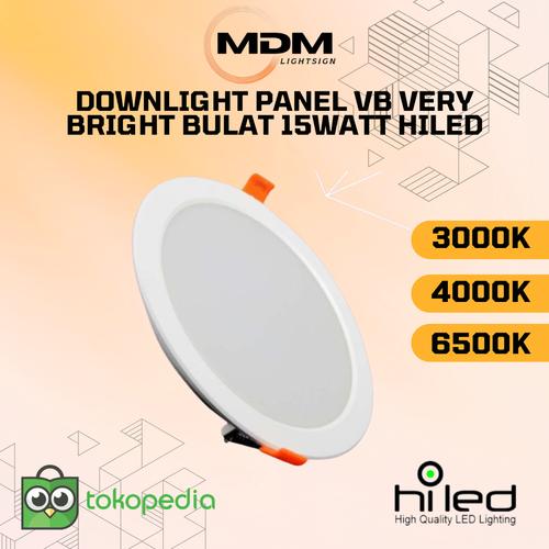 Jual DOWNLIGHT PANEL VB VERY BRIGHT BULAT 15WATT HILED - 3000K ...