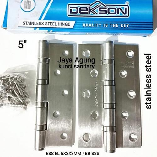 Jual ENGSEL DEKSON 5" 3" 3MMX4BB ECOLINE/ENGSEL PINTU/ HINGE DEKSON 5 ...