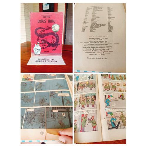 Jual Komik Cergam Serial Kisah Petualangan Tintin Cetakan Pertama ...