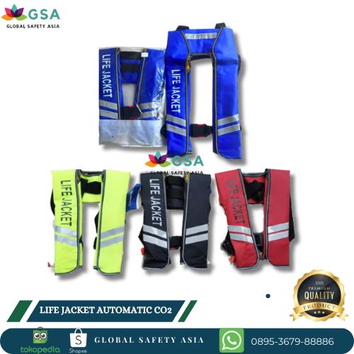 Promo AUTOMATIC LIFE JACKET CO2, JAKET PELAMPUNG OKSIGEN PESAWAT, LIFE ...
