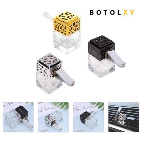 Jual Botol Parfum Mobil Kaca Tebal Car Diffuser KOTAK - Air Vent Clip ...