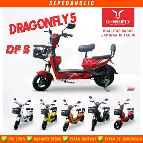 Jual sepeda listrik dragonfly 5/ u winfly - Putih, Hitam - Kab. Bogor - Yudi Jikresdewaq | Tokopedia