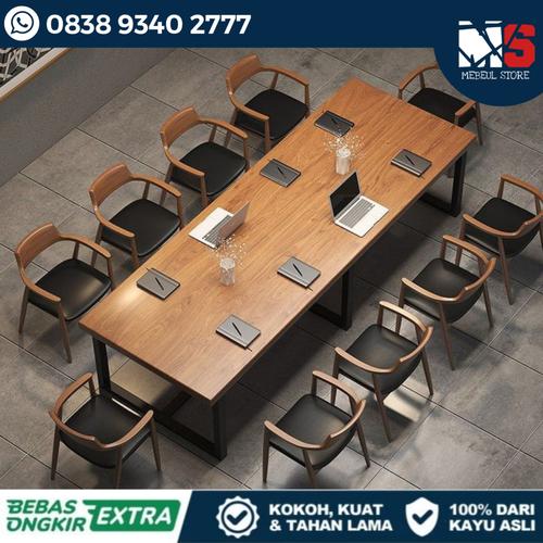 Jual meja meeting 10 kursi - meja meeting kayu - meja meeting besar ...