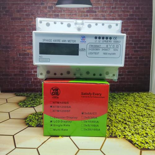 Jual kwh meter digital XTM1250SACT By CT /5A energy meter VORGE 3phase GARANSI 2 TAHUN - Jakarta ...