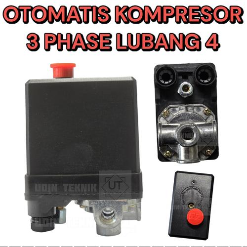 Jual otomatis kompresor 3 phase lubang 4 presure switch compresor 3 ...