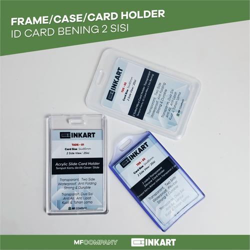 Jual CASE ID CARD BENING | FRAME ID CARD 2 SISI | ID CARD HOLDER SATUAN ...