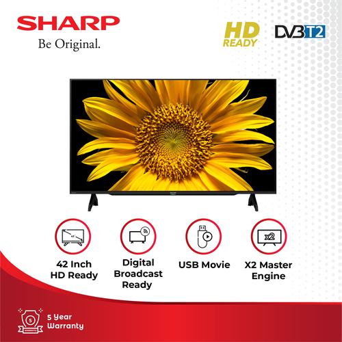 Promo Sharp LED TV LED TV 2K NEW EASYSMART 2T-C42FD1i Black 42 inch ...
