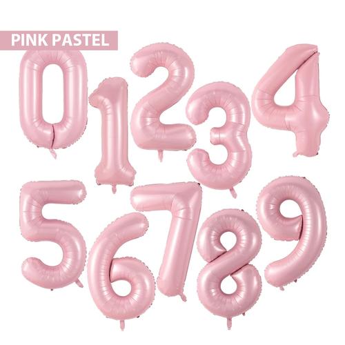 Jual Angka 80cm Pastel/Macaron/Balon Angka Besar 32in/Number Foil ...
