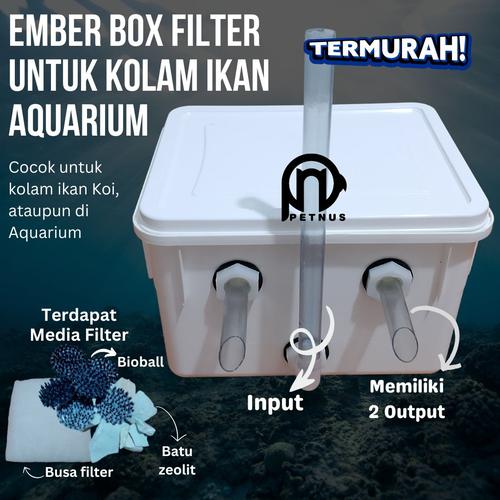 Jual EMBER FILTER BOX KOLAM AQUARIUM - cocok untuk di kolam atau ...