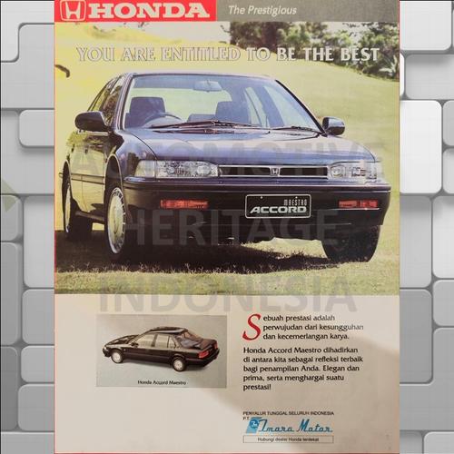 Jual Iklan Jadul Honda Accord Maestro - 3 original potongan majalah - Kota Bandung - Automotive ...