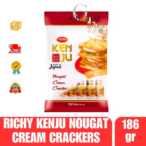 Jual Richy Kenju Ken Ju Premium Nougat Crackers Krekers Sandwich Isi ...
