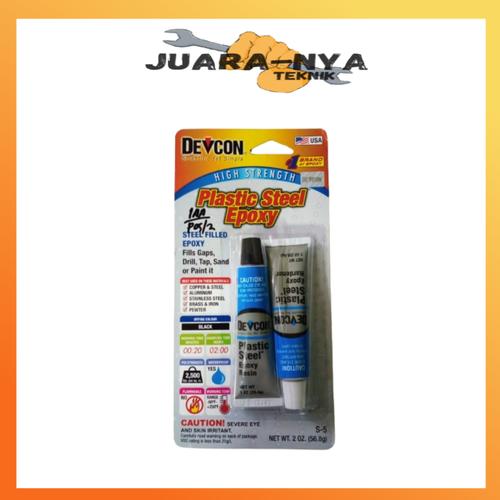 Jual DEVCON Lem Plastik Steel Epoxy / Lem Besi Plastik Epoxy DEVCON S-5 ( 56.8 Gr ) - Kota ...