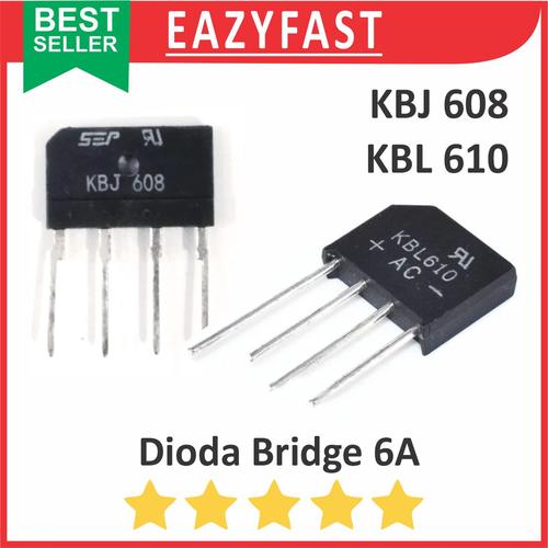Jual Dioda Kiprok Bridge 6A 6 A Ampere Diode Rectifier KBJ608 KBL610 ...