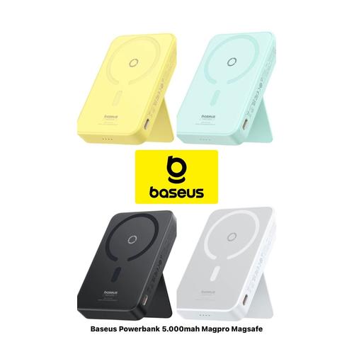 Jual Baseus Wireless Charging Magsafe Magpro Powerbank PB Stand Holder ...