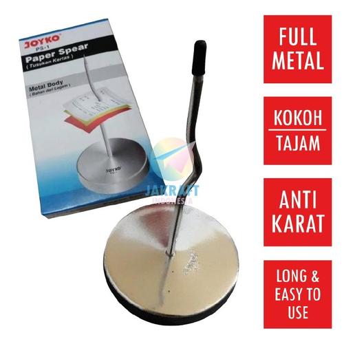 Jual (1 Set) Paku Tusukan Kertas Nota Bon Besi Stainless JOYKO Paper ...