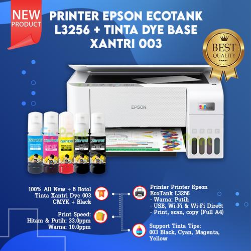 Jual Printer L3256 Epsn EcoTank A4 WiFi All In One L3250 Penerus L3210 ...