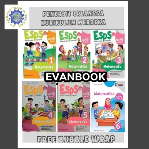 Jual Buku ESPS Matematika Kelas 1 2 3 4 5 6 Kurikulum Merdeka Erlangga - ESPS MTK 5 SD - Jakarta ...