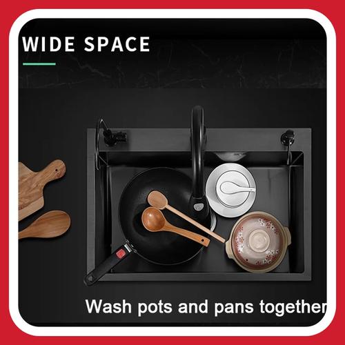 Jual Kitchen Sink ICHSAN 5243 Black Bak Cuci Piring Hitam Paket lengkap ...