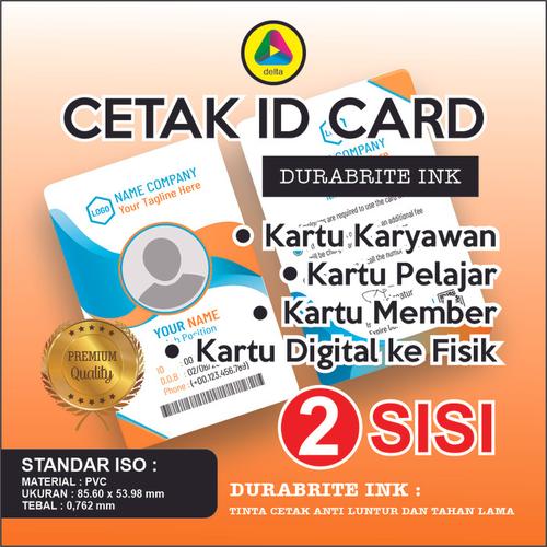Promo id card custom / kartu pelajar / kartu member / satuan - Jakarta ...