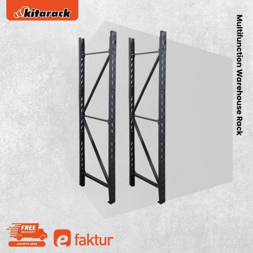 Jual Frame Rak Gudang Besi 600Kg Tinggi 2 Meter Tiang Tambahan KITARACK ...