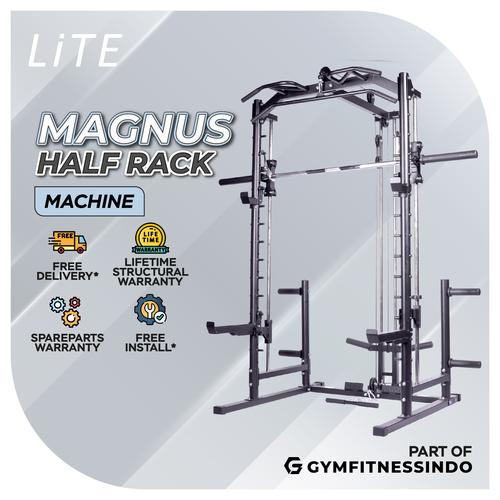 Jual MAGNUS Gym Smith Half Rack - Machine Only tanpa barbell,plate dan ...