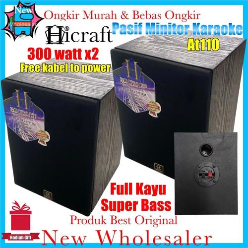 Jual Speaker Pasif karaoke Hicraft At110 New Sepasang monitor audio ...