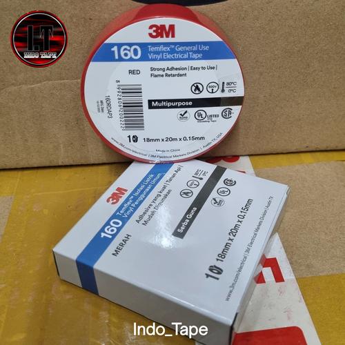 Jual Isolasi Listrik 3M 1500GU Electrical Tape -Merah - Jakarta Pusat ...