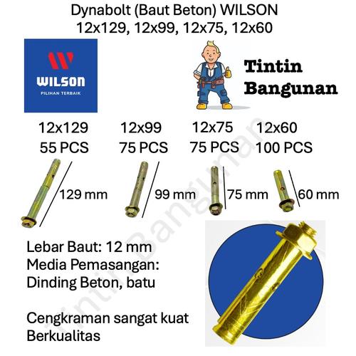 Jual Dynabolt (Baut Beton) WILSON isi Kotak/ dynabolt/ dinabolt ...