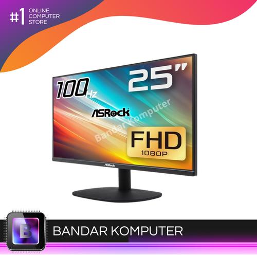 Jual Monitor LED Asrock Challenger CL25FF 24.5" IPS 100Hz FHD 1ms ...
