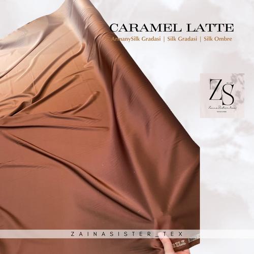 Promo Bahan Kain Satin Armany Silk Gradasi Two Tone Premium/Silky ...