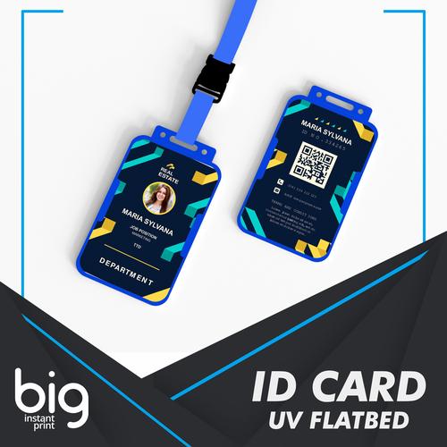 Jual Cetak Custom ID CARD UV FLATBED / Cetak Kartu Identitas 1 Sisi & 2 ...