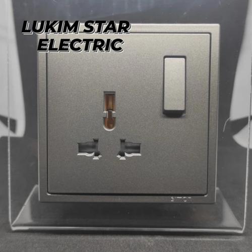 Jual STOP KONTAK UNIVERSAL SIMON I7 GREY/SIMON i7 GREY STOP KONTAK ...