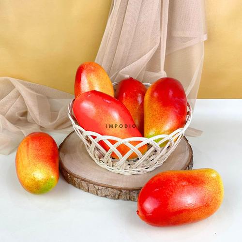Jual Mangga Merah Buah Artificial Palsu IMPODIO - Fake Mango Props Foto ...