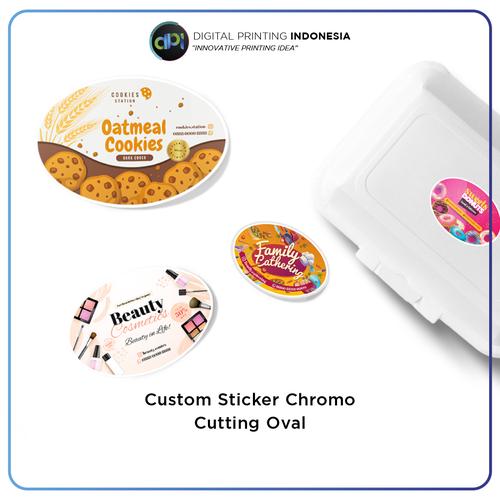 Jual Custom Stiker Label Kemasan Produk Makanan Chromo - Stiker Chromo ...
