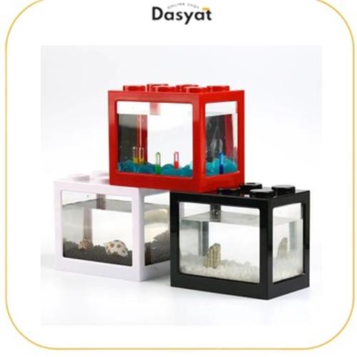 Promo DOS Akuarium Ikan Hias Akrilik Aquarium Mini Acrylic 12x8cm ...