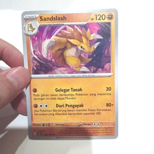 Jual Sandslash sv2a 028/165 U Pokemon 151 TCG Indonesia - Jakarta Barat ...