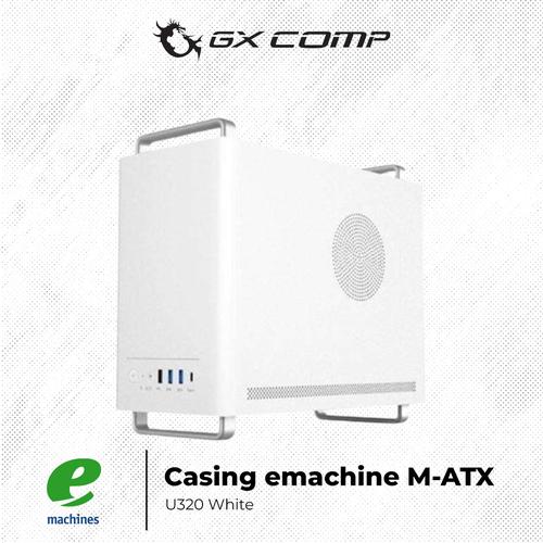 Jual Casing emachine gadget U320WM - White | MATX Case - Kota Bandung ...