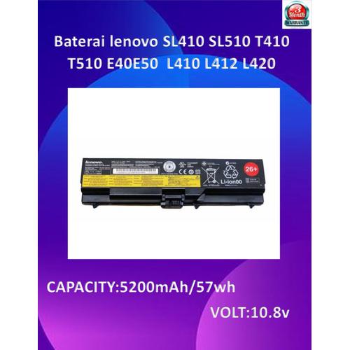 Jual Baterai lenovo SL410 SL510 T410 T510 E40E50 L410 L412 L420 ...