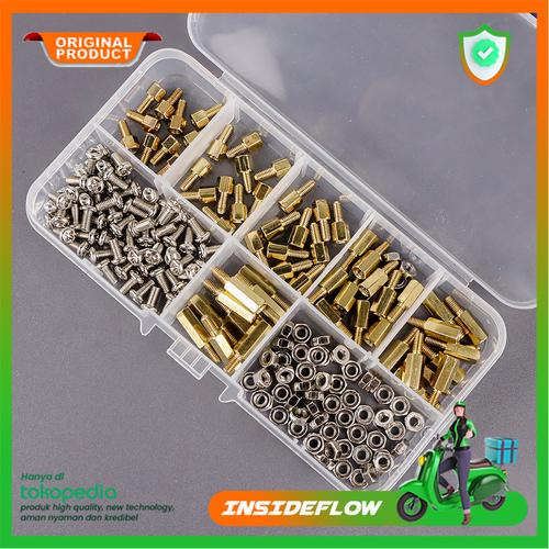 Jual STAND OFF SPACER KIT M3 180PCS MOTHERBOARD DUDUKAN BAUT PCB HEX ...