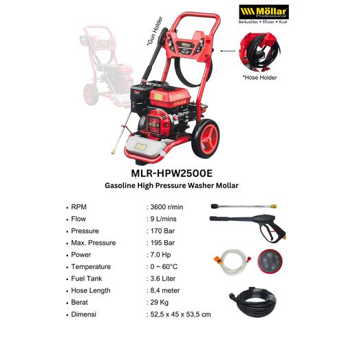 Jual Jet Cleaner ENGINE MLR-HPW2500E 7HP MOLLAR / Mesin Steam Setim ...