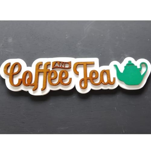 Jual ( Custom) Hiasan dinding COFFEE AND TEA Sign kayu - Pajangan ...
