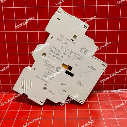 Jual GVAD1010 - TeSys GV2 & GV3 - auxiliary contact - 1 NO + 1 NO ...