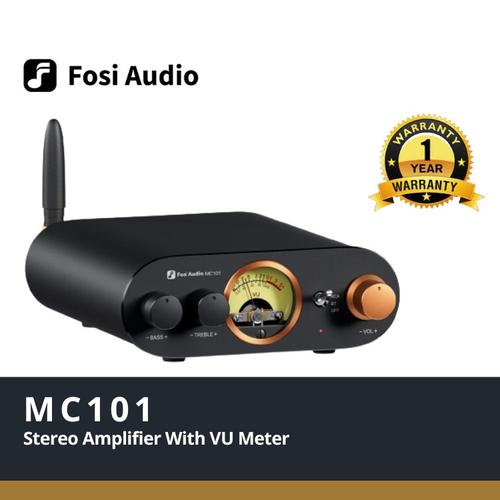 Jual Fosi Audio MC101 Stereo Amplifier With VU Meter dual channel ...
