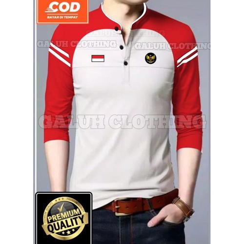 Jual Kaos Raglan Tangan Panjang Logo Bordir Garuda Indonesia ...