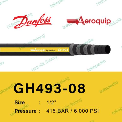 Jual Selang Hidrolik / Premium Hose Hydraulic Aeroquip by Danfoss GH493 ...