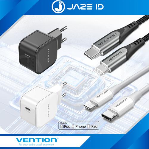 Promo Vention MFI Charger Mini PD Type C Fast Charging 20w Iphone ...