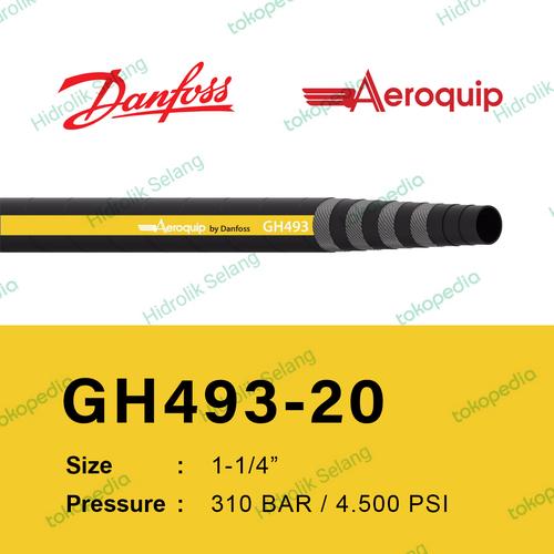 Jual Selang Hidrolik / Premium Hose Hydraulic Aeroquip by Danfoss GH493 ...